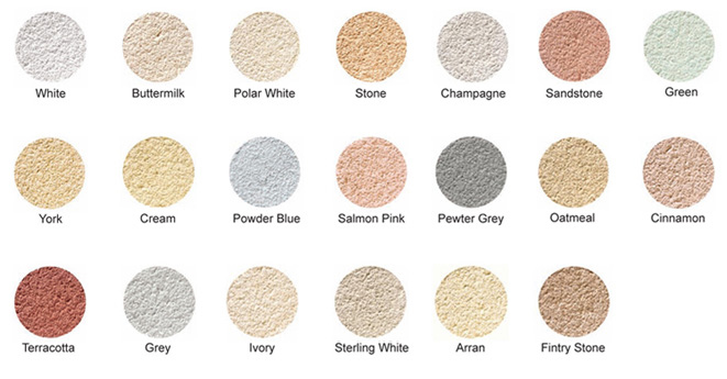 Parex, K Rend & Weber Colour Charts | MP Plastering